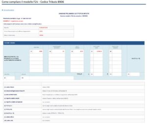 8906 codice tributo: guida compilazione mod. F24 - Fiscomania